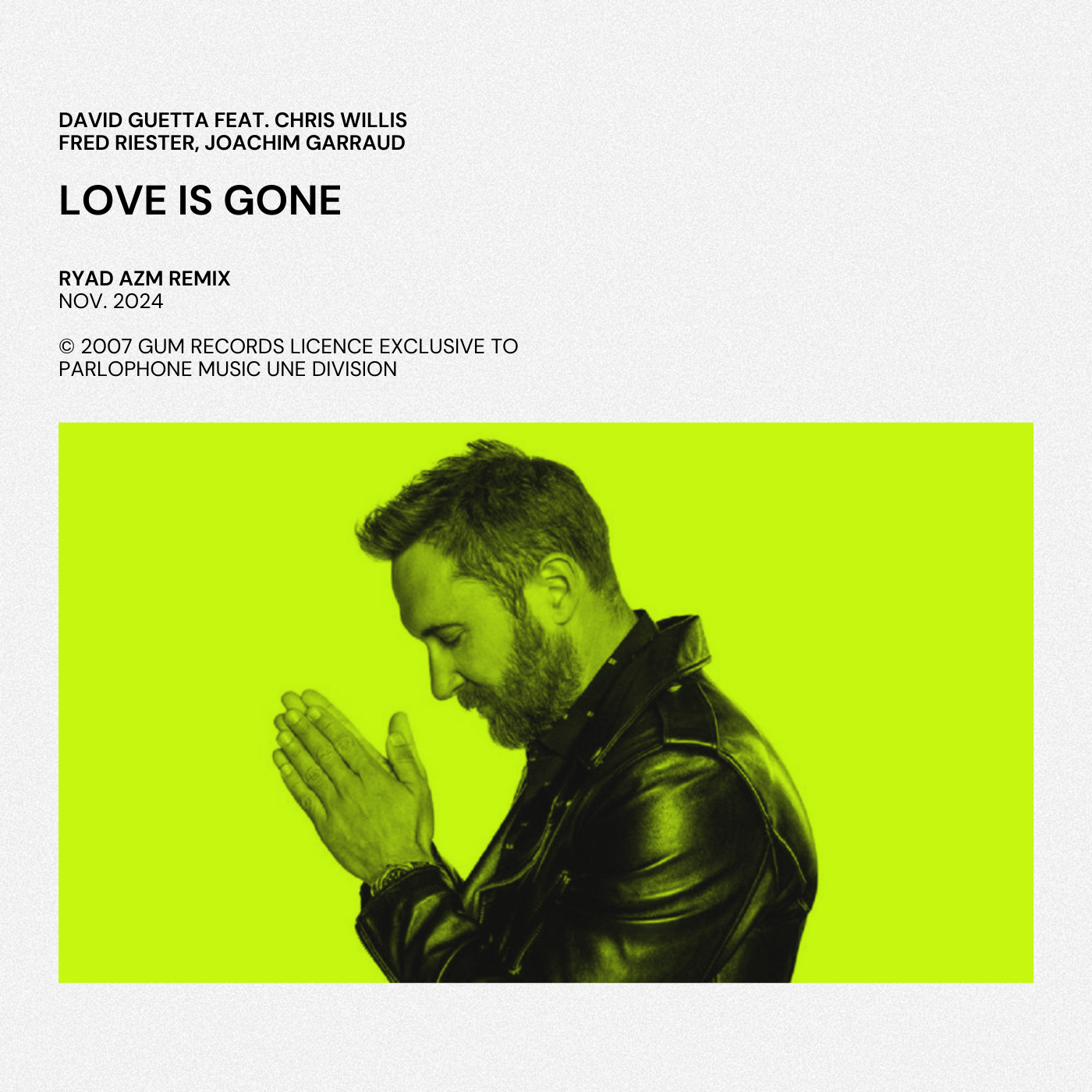 DAVID GUETTA - LOVE IS GONE (Ryad AZM Remix) by DAVID GUETTA | Free ...