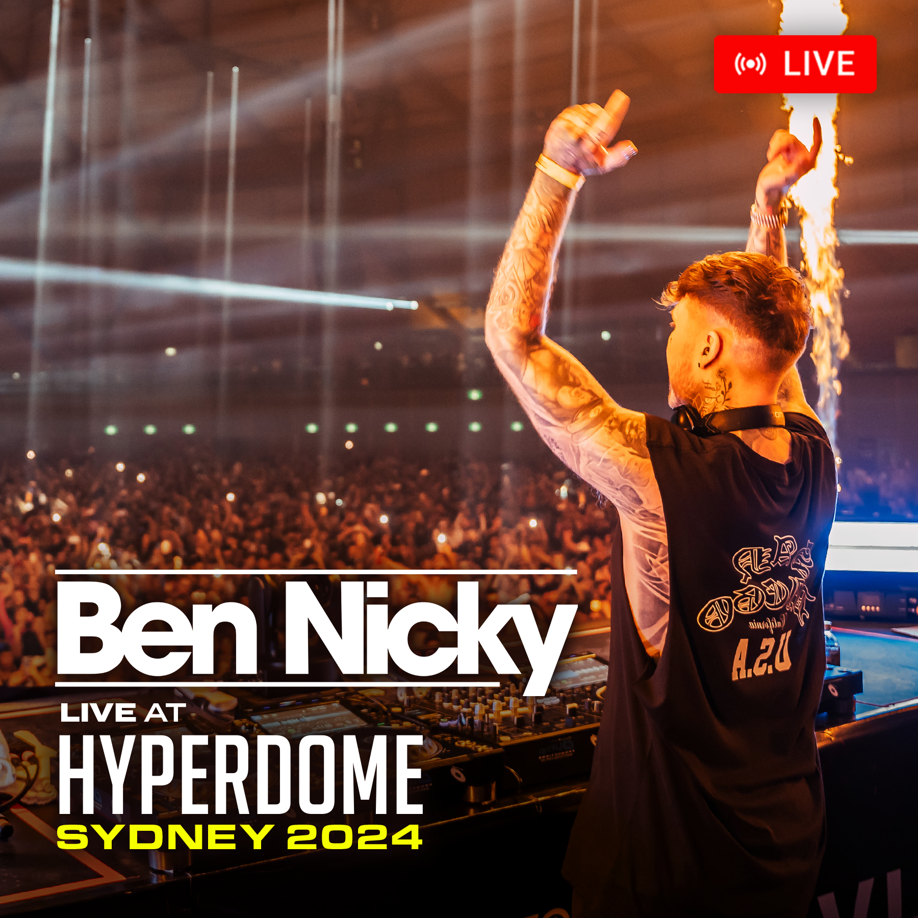 Live at Hyperdome Sydney 24 by Ben Nicky