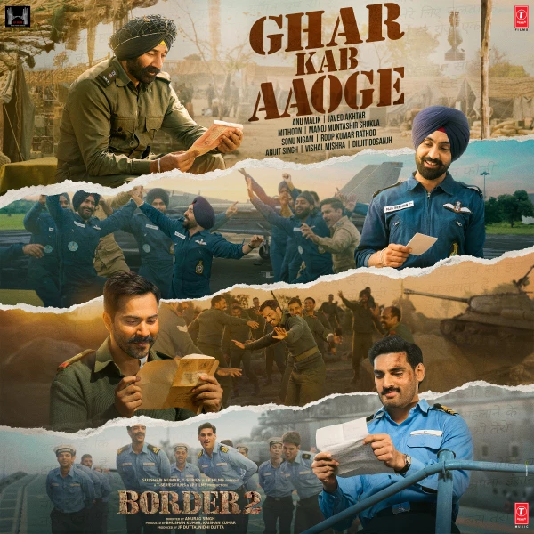 Ghar Kab Aaoge (from "BORDER 2") by Anu Malik, Mithoon, Sonu Nigam ...
