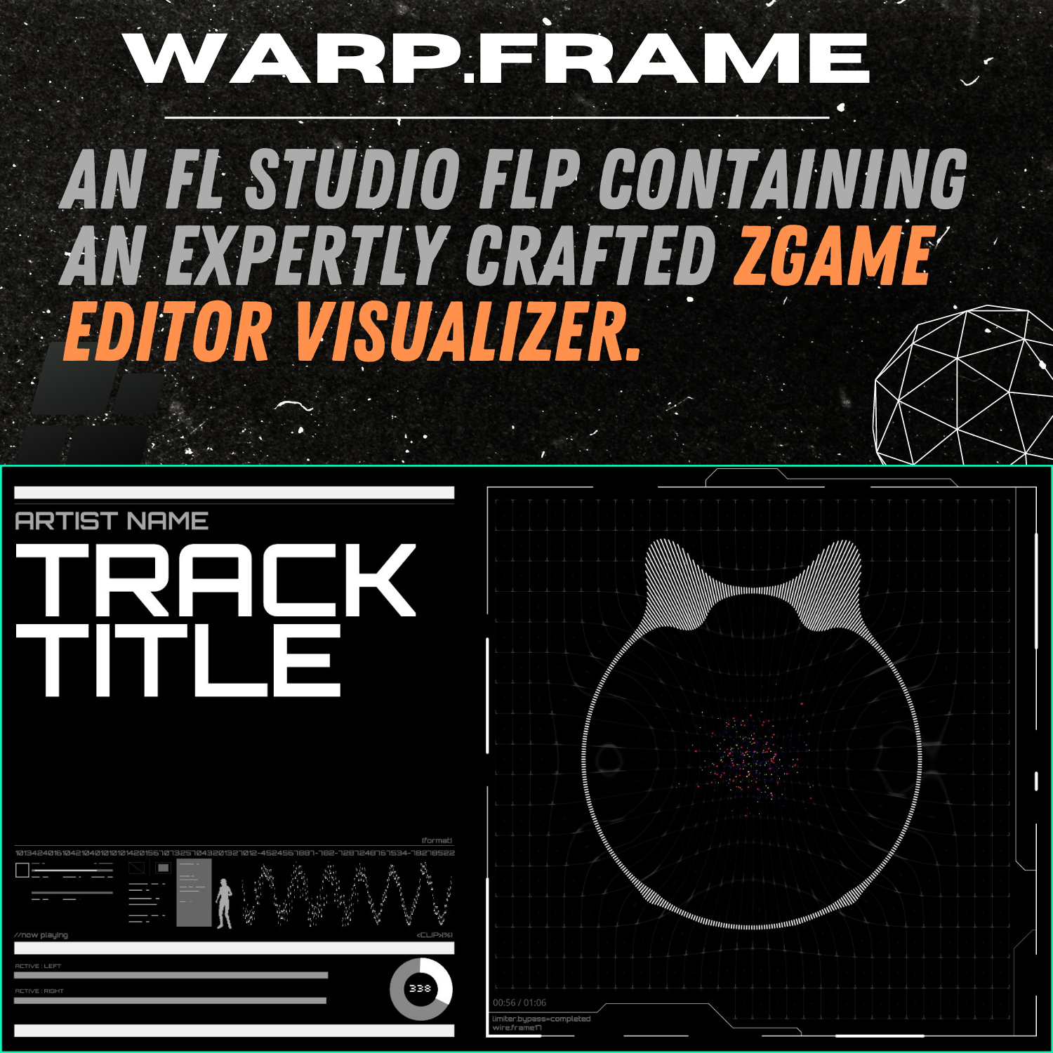 WARP.DRIVE ZGame Editor Visualizer by BLCK CLD COLLECTIVE | Hypeddit