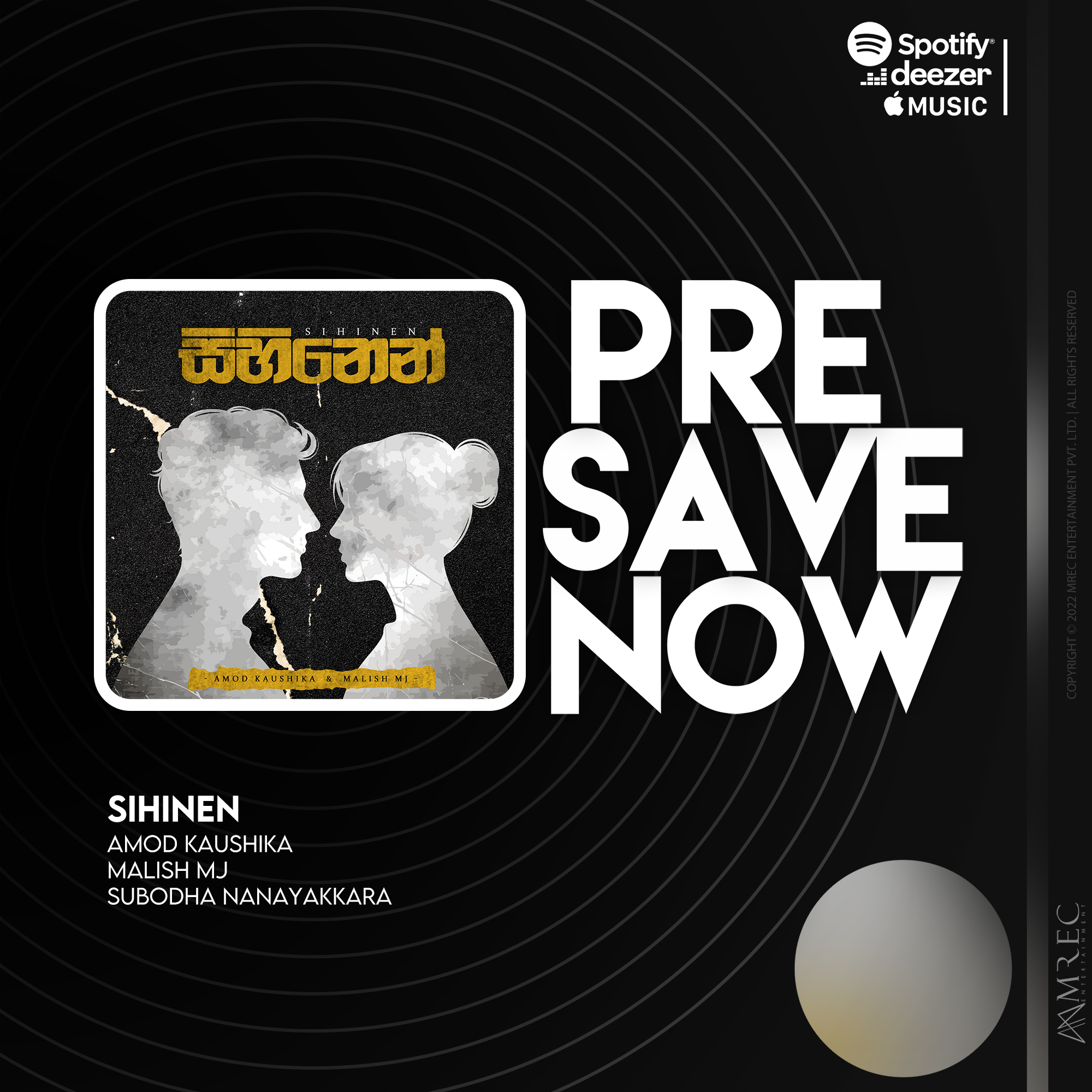 Sihinen by Amod Kaushika, Malish MJ, Subodha Nanayakkara