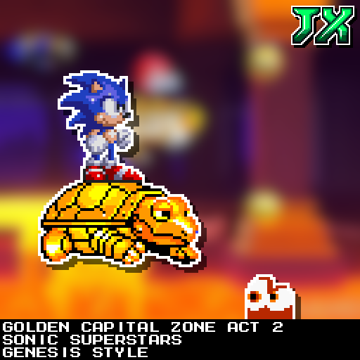[16-Bit;Genesis]Golden Capital Zone Act 2 - Sonic Superstars by Remixer ...