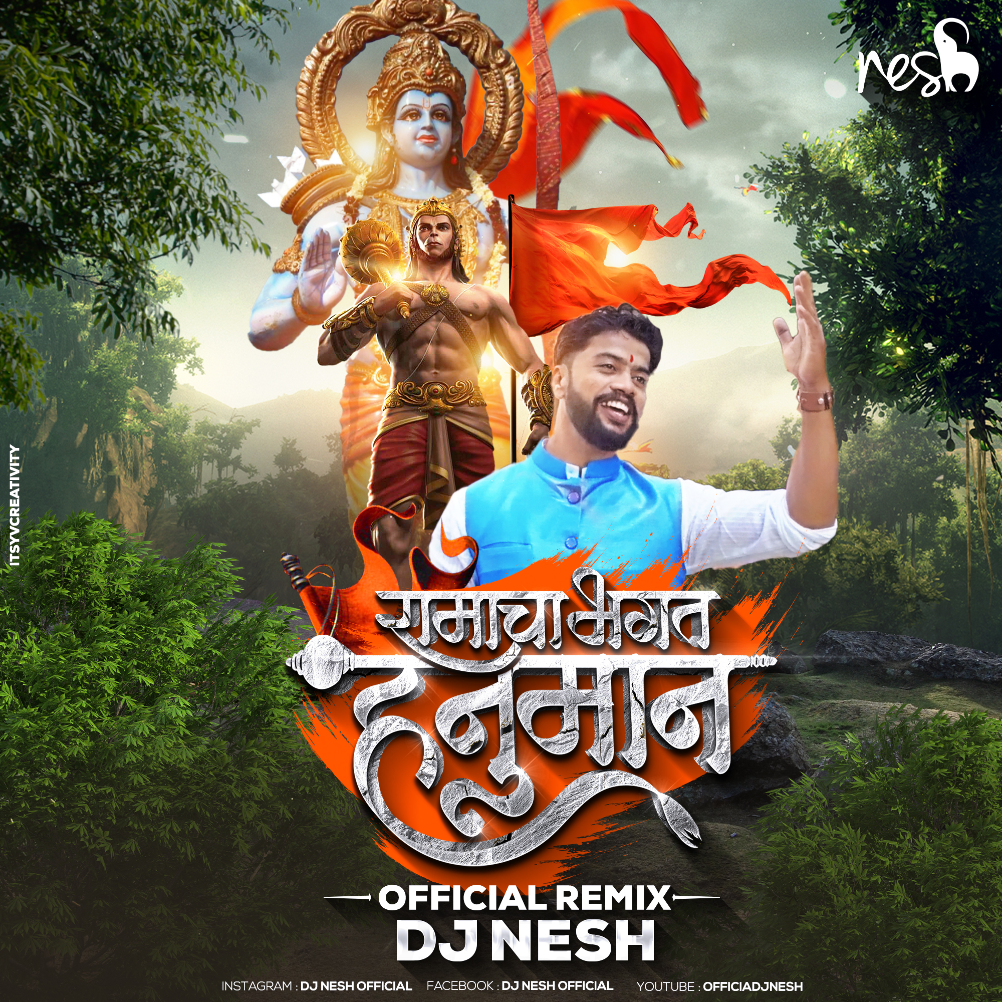 Ramacha Bhagat Hanuman - Dj NeSH (Official Remix) by DJ NeSH | Free ...