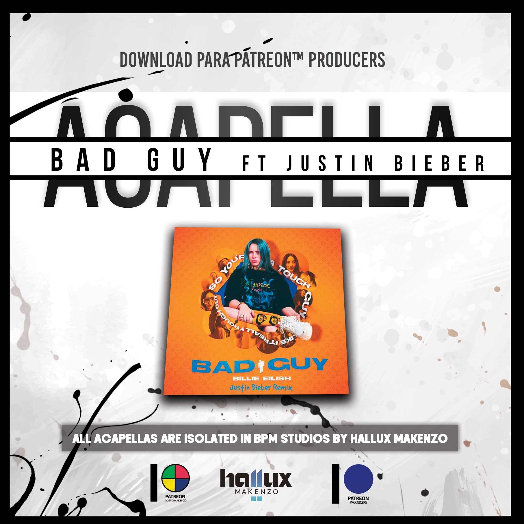 Bad Guy ft Justin Bibier | Studio Acapella by Exclusive Acapellas ...