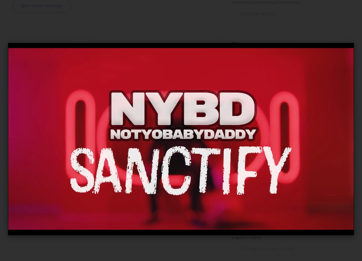 Sanctify by N.Y.B.D. NotYoBabyDaddy