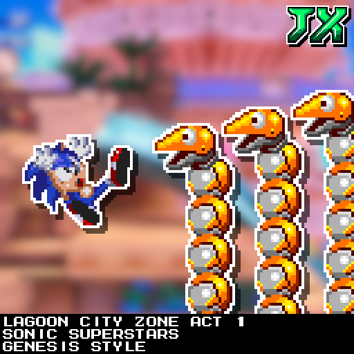 [16-Bit;Genesis]Lagoon City Zone Act 1 - Sonic Superstars by Remixer ...