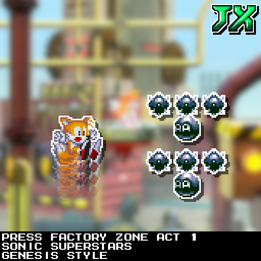 [16-Bit;Genesis]Press Factory Zone Act 1 - Sonic Superstars by Remixer ...