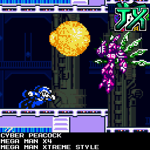 [8-Bit;Game Boy]Cyber Peacock - Mega Man X4【MMXtreme Style】 by Remixer ...