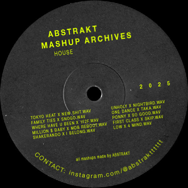 MASHUP ARCHIVES [HOUSE] by ABSTRAKT | Free Download on Hypeddit